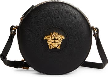 Versace La Medusa Round Leather Camera Bag | Nordstrom
