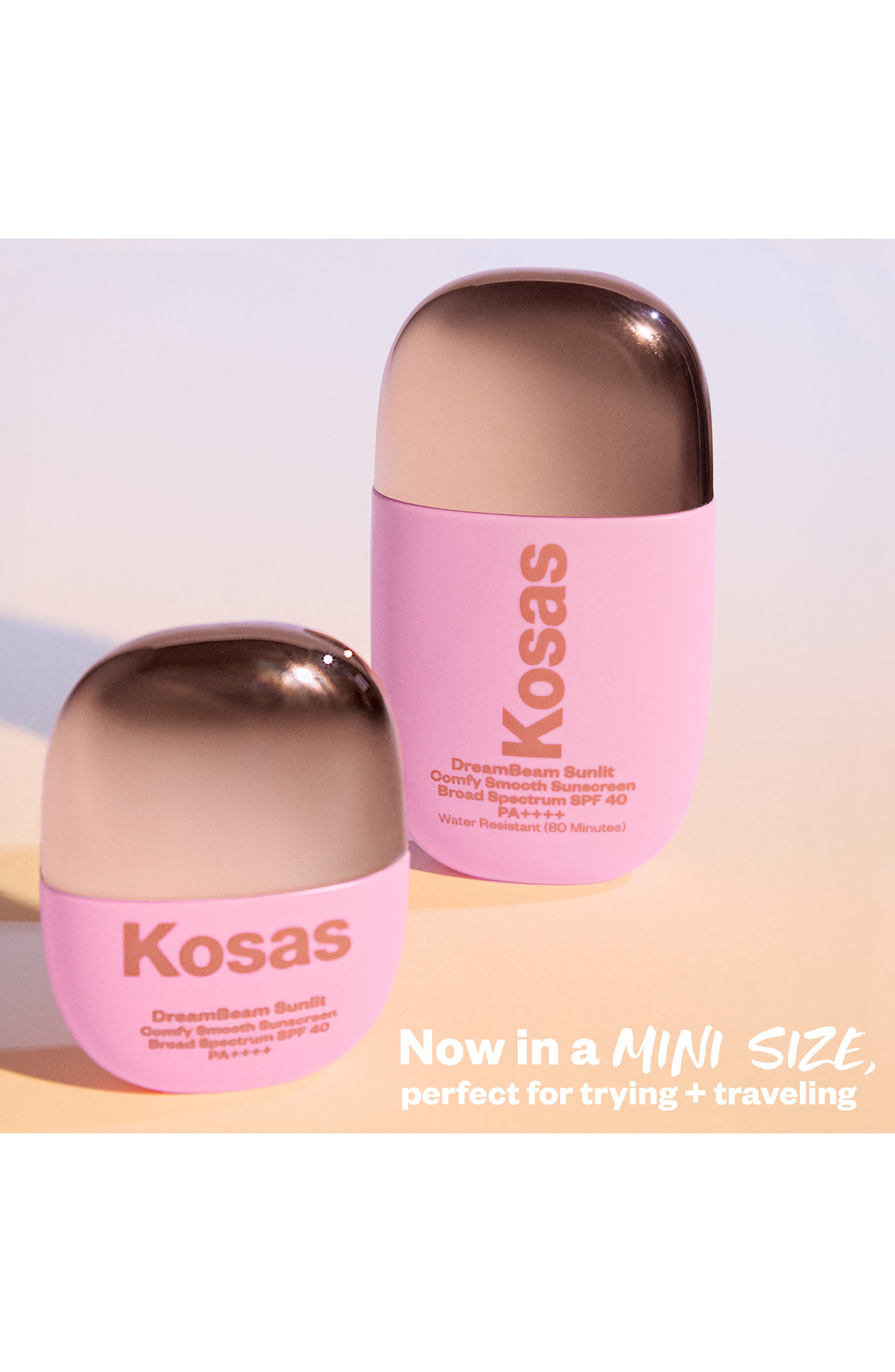 Kosas DreamBeam Comfy Smooth Sunscreen Broad Spectrum SPF 40 Sunlit ...