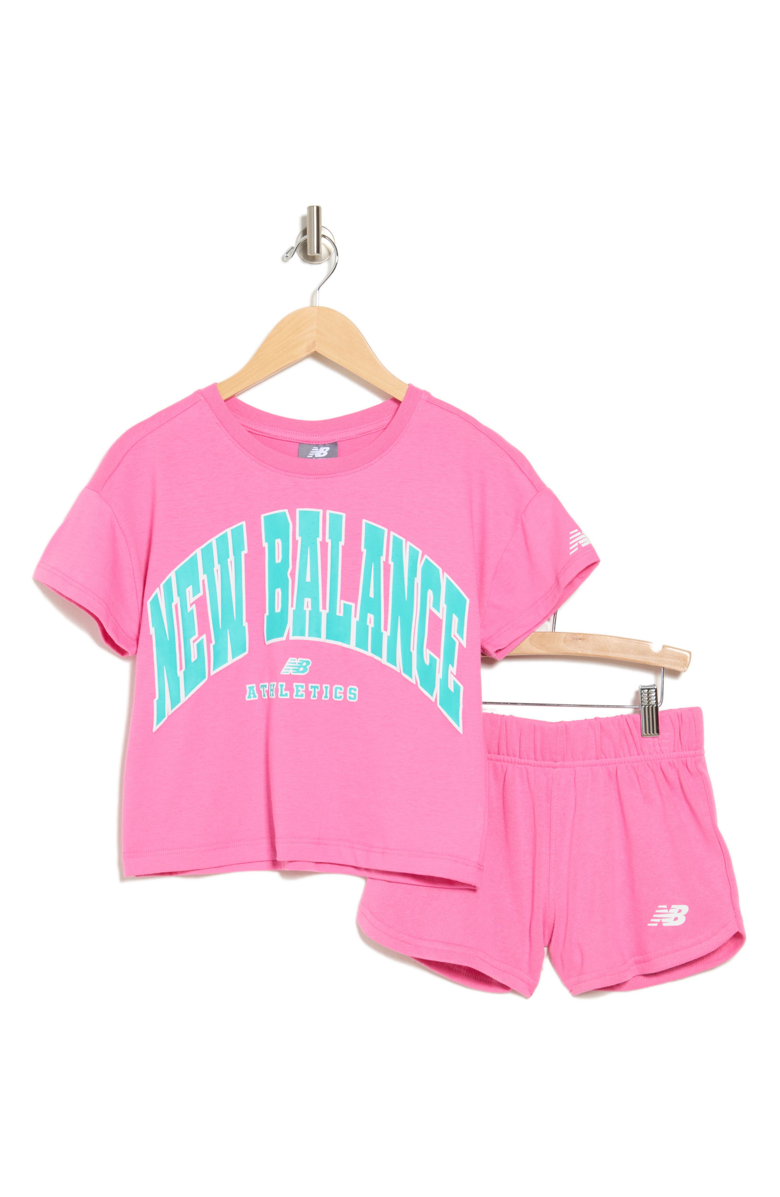 New Balance Kids' Fleece T-Shirt & Shorts Set | Nordstromrack