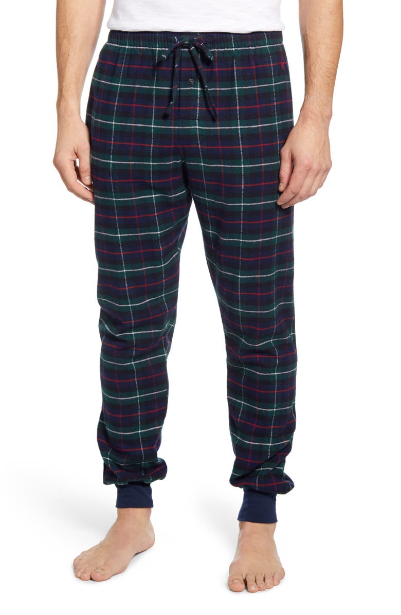 Polo Ralph Lauren Plaid Flannel Jogger Pajama Bottoms | Nordstromrack
