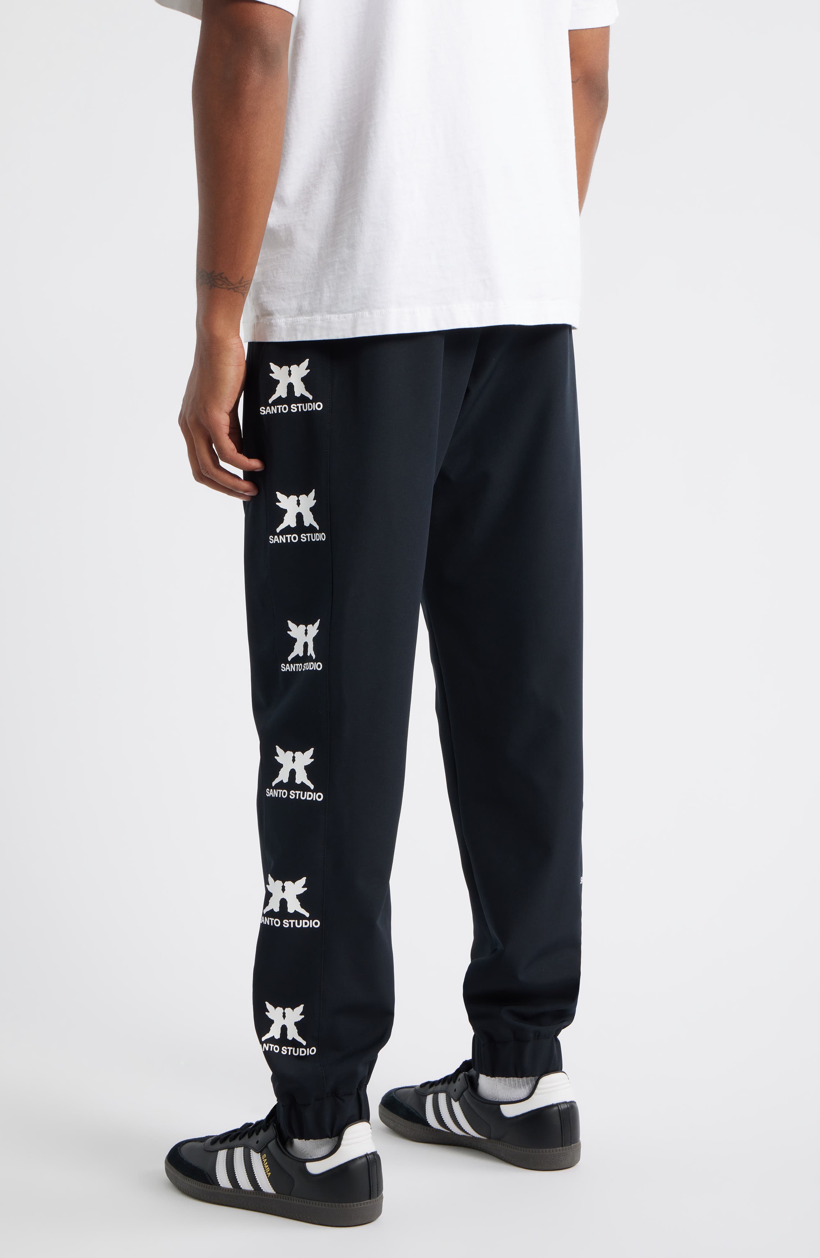 SANTO STUDIO Tempo Faith Over Fear Tech Pants | Nordstrom