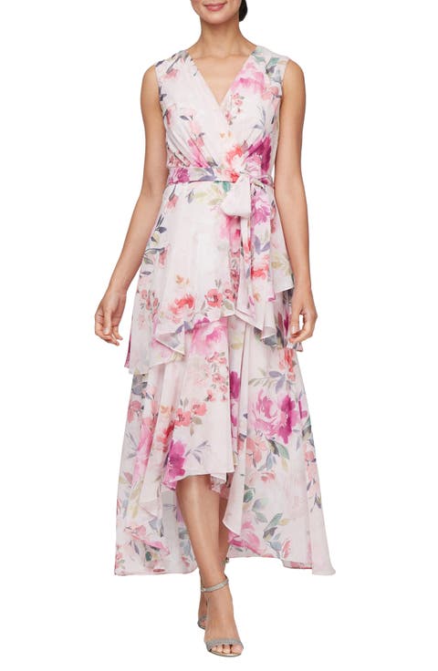 Chiffon Floral Dresses for Women