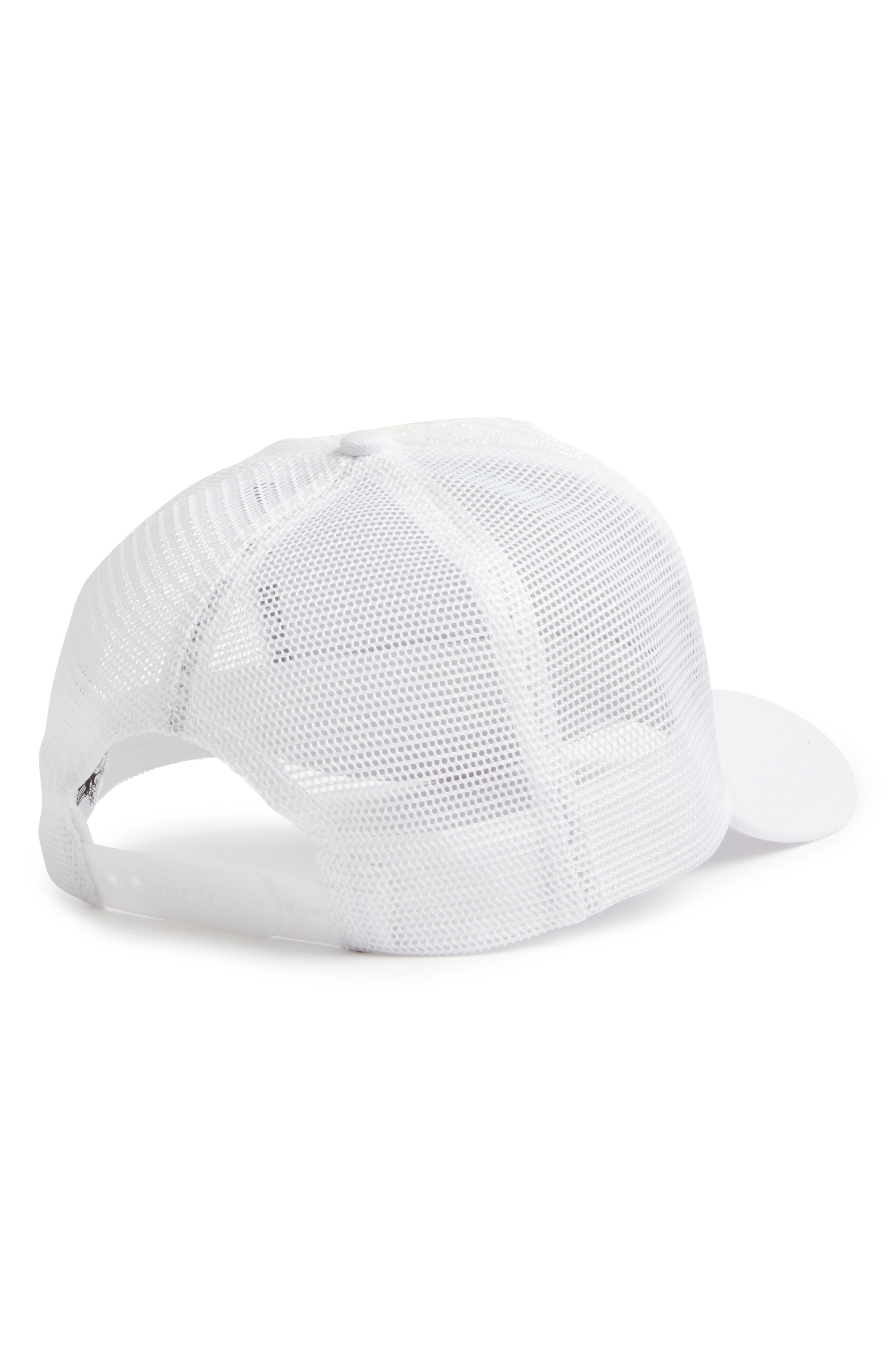 BOYS LIE Logo Patch Flames Burnout Trucker Hat | Nordstromrack
