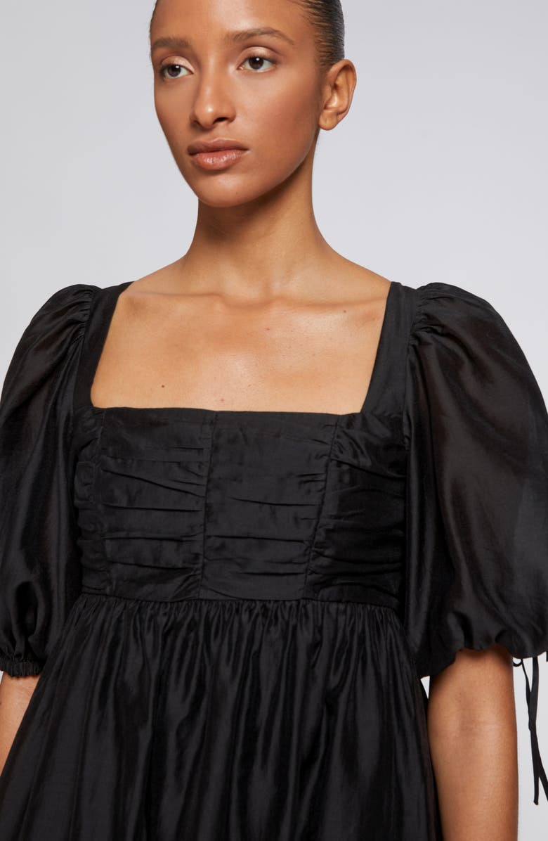 & Other Stories Puff Sleeve Lace-Up Back Dress | Nordstromrack