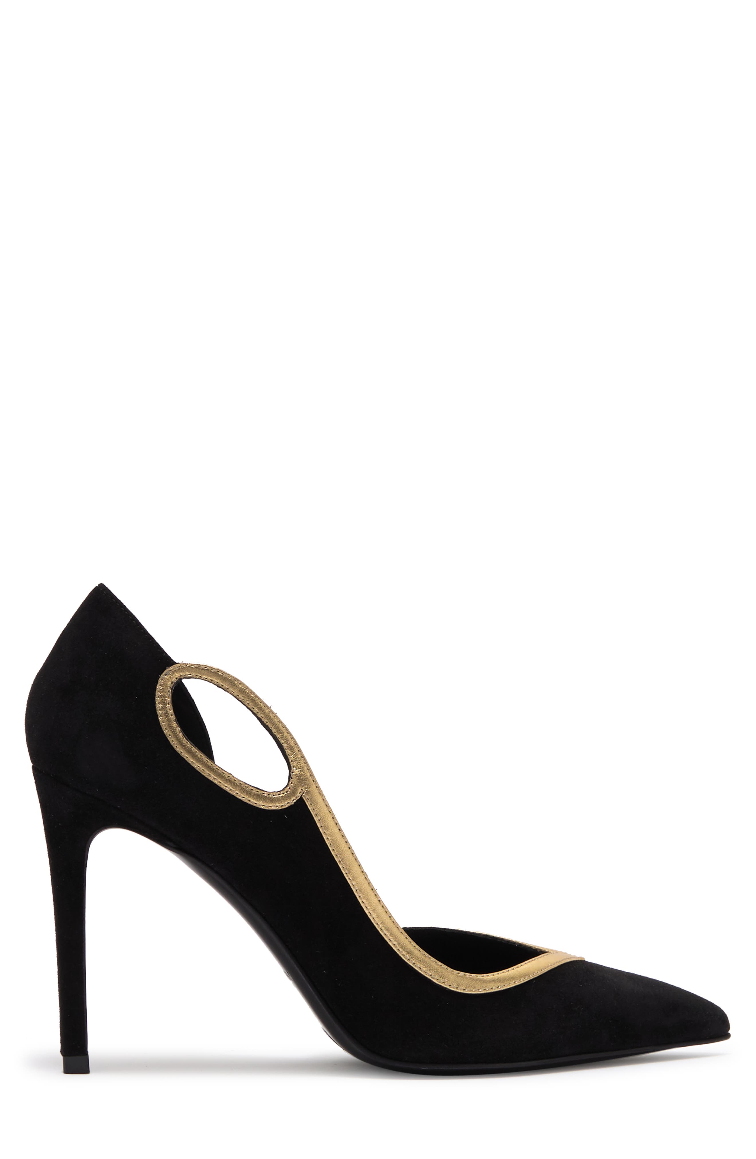 Balmain Miley Pointed Toe Half d'Orsay Leather Pump | Nordstromrack