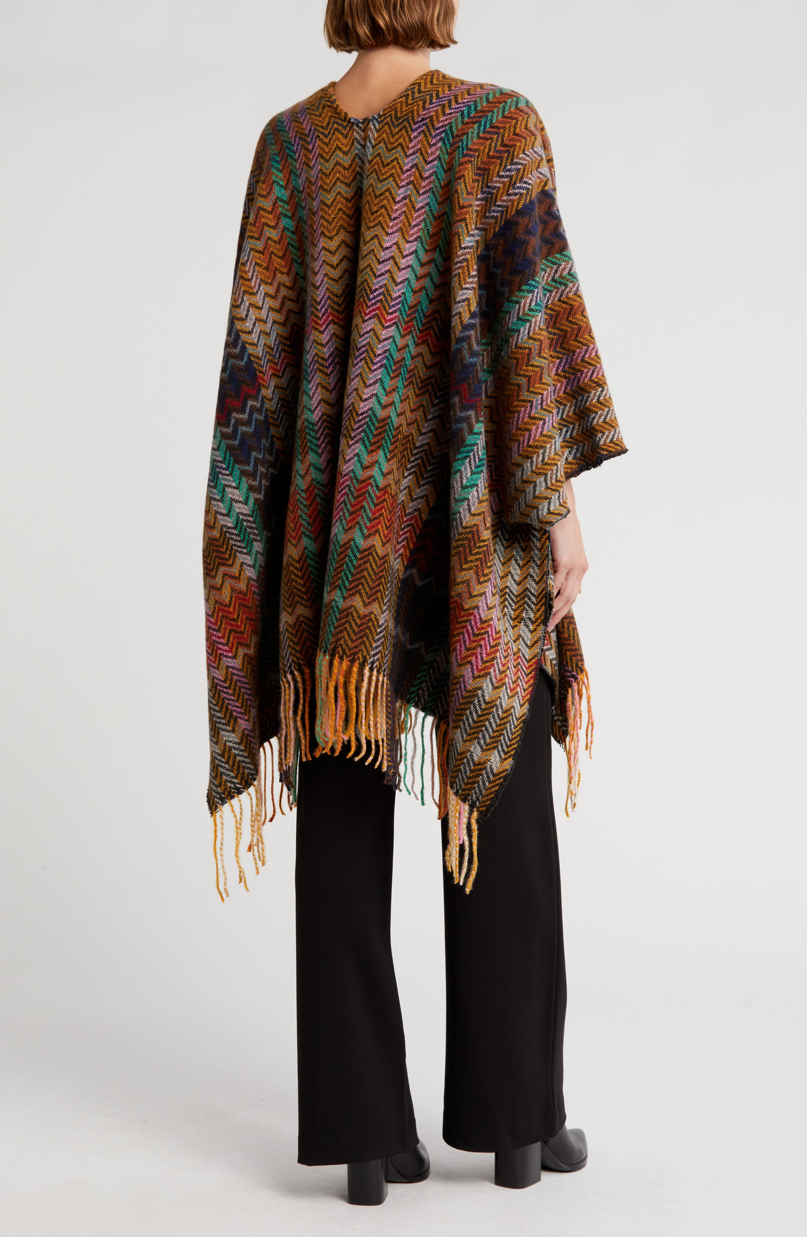 NATASHA Chevron Fringe Topper | Nordstromrack