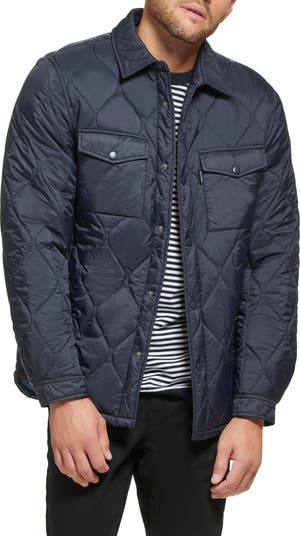 Calvin Klein Water Resistant Quilted Shirt Jacket Calvin Klein Water Resistant Quilted Shirt Jacket