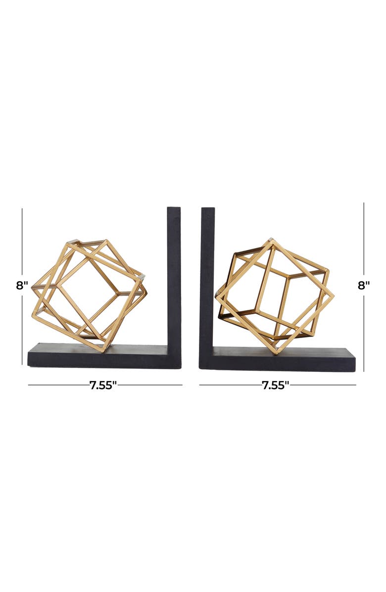 Novogratz The Novogratz Geometric Stainless Steel Bookends | Nordstromrack
