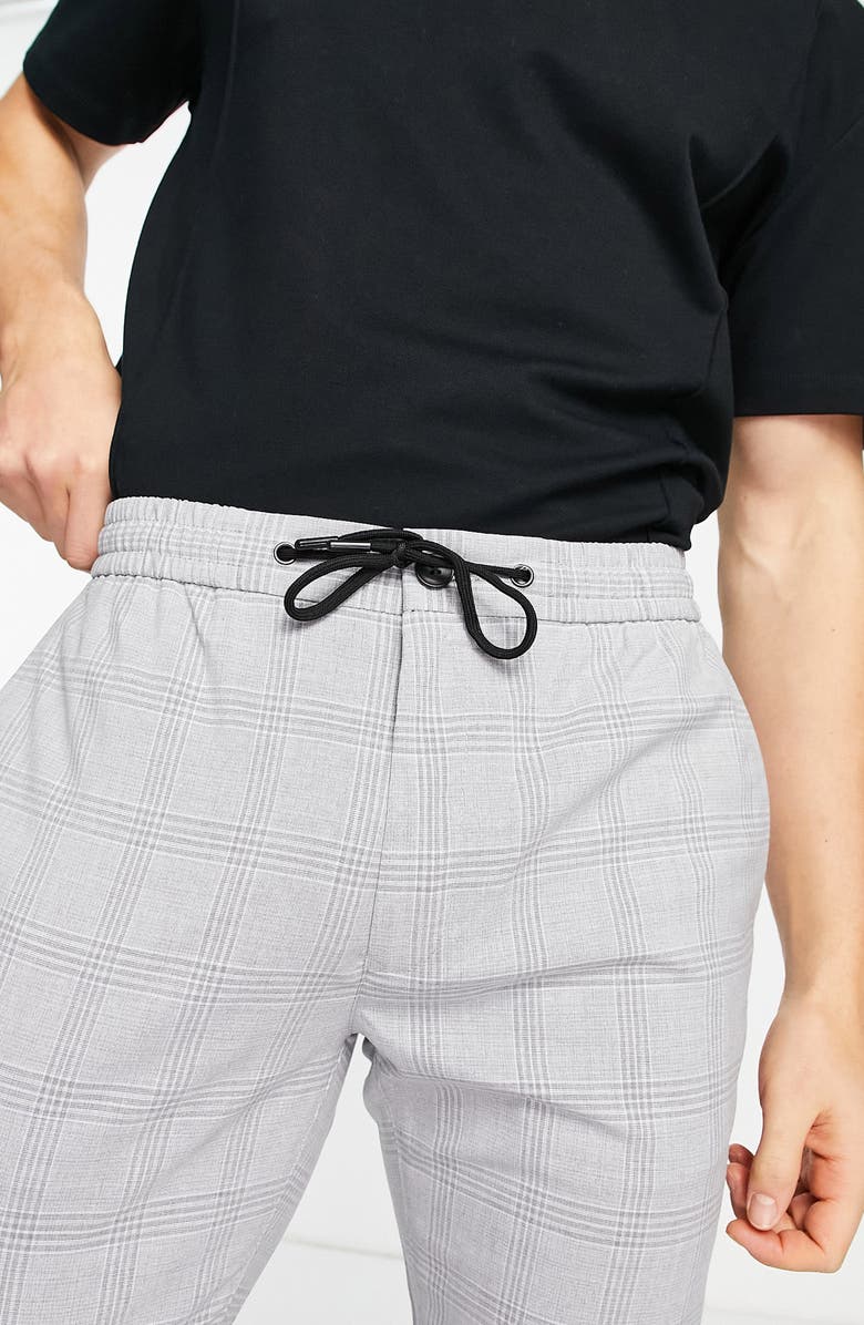Topman Men's Check Skinny Fit Trousers | Nordstromrack