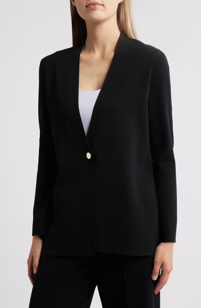 Anne Klein One Button Cardigan | Nordstrom