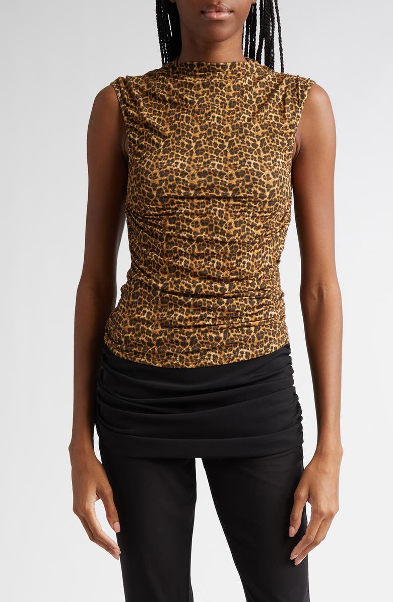 Miaou Cam Leopard Print Top | Nordstromrack