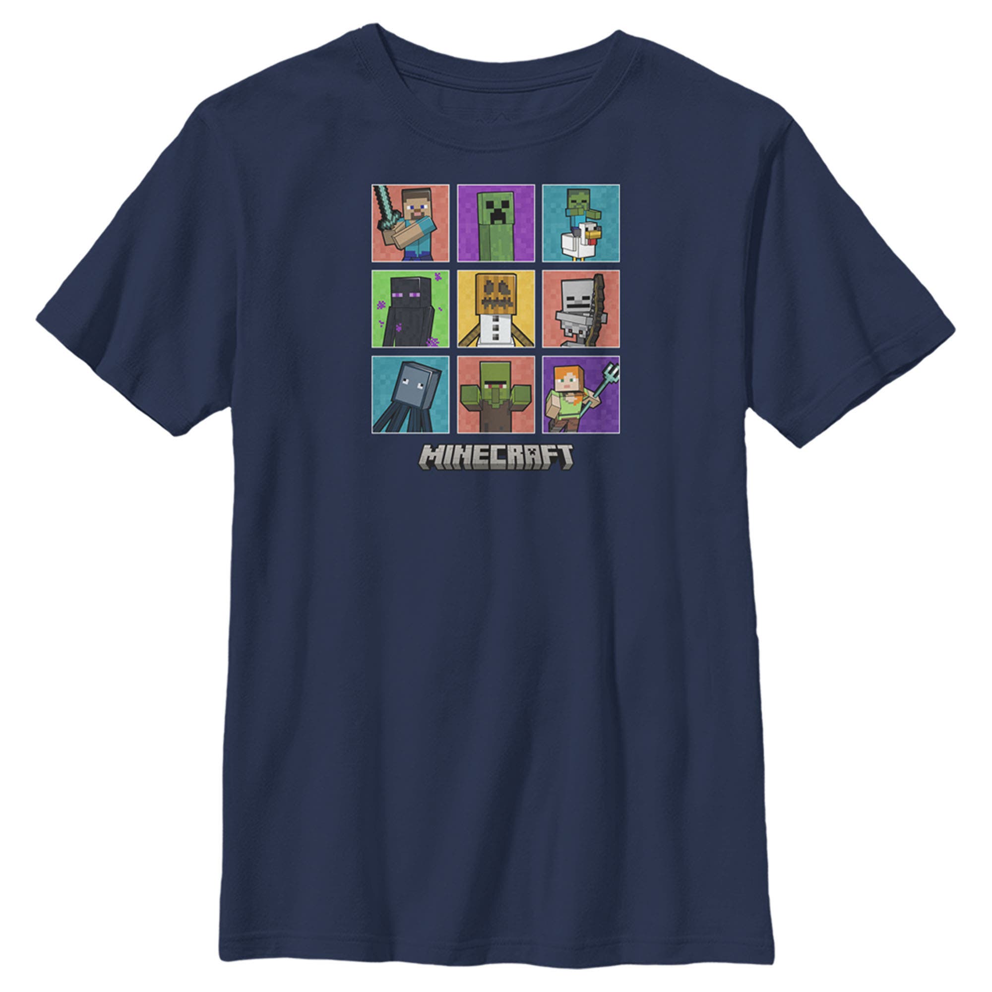 MINECRAFT Boy's Minecraft Character Boxes Graphic T-Shirt | Nordstrom