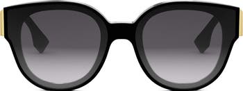 Fendi 'Fendi First 63mm Gradient Oversize Round Sunglasses | Nordstrom