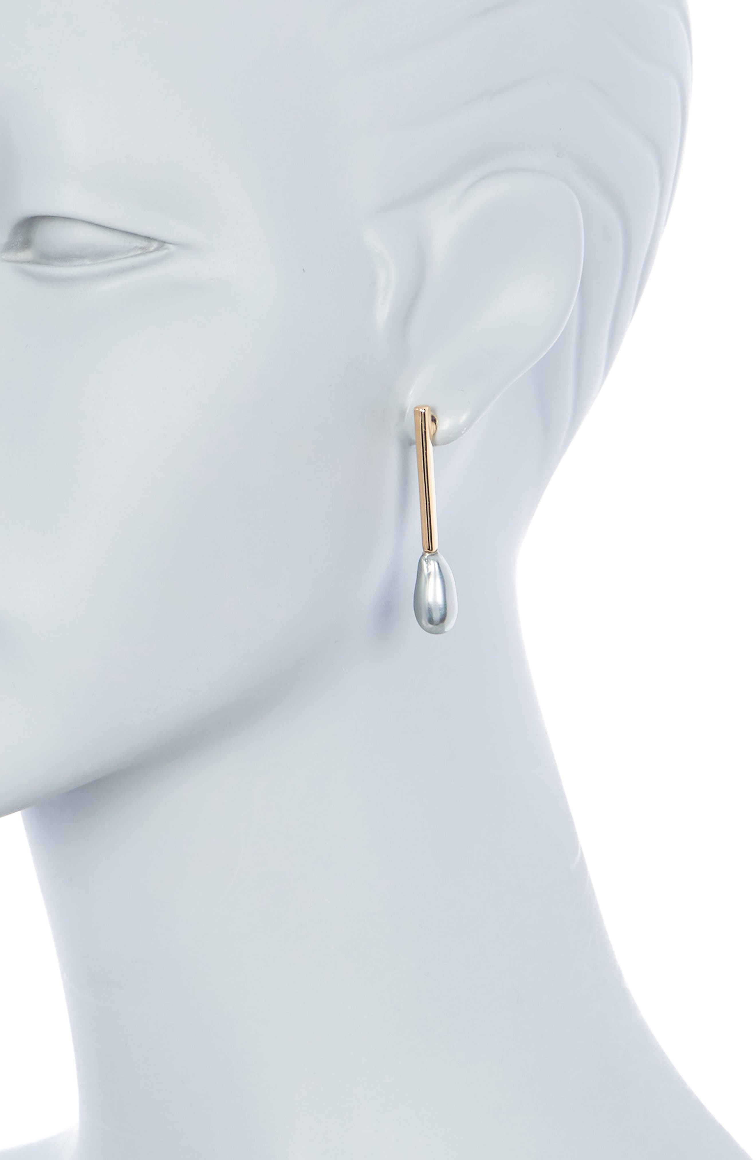 Nordstrom Pearlescent Droplet Stick Earrings | Nordstromrack