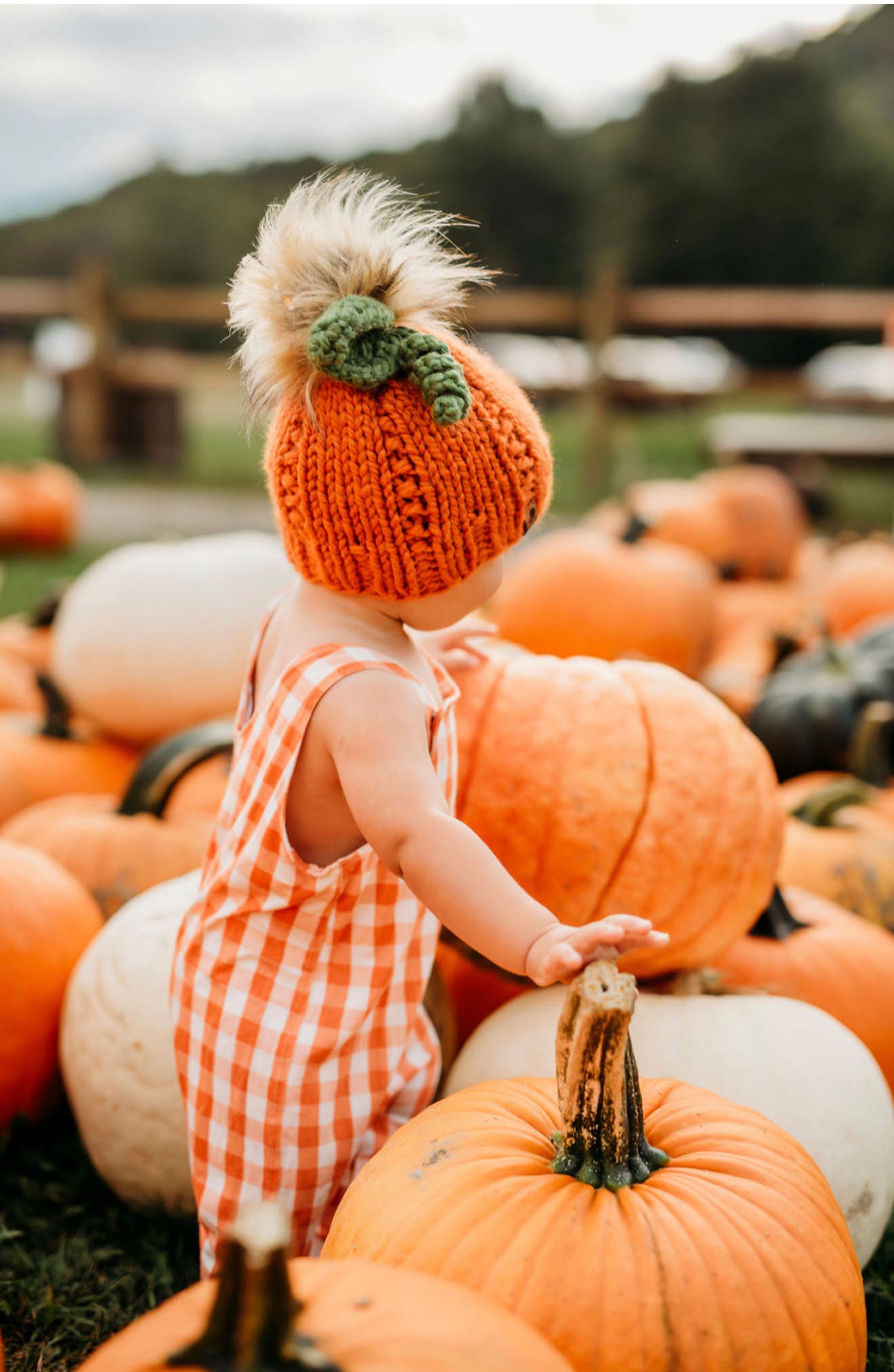 PINE + POPPY Pumpkin Beanie | Nordstrom