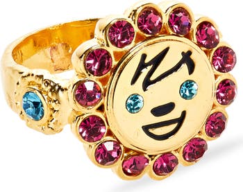 Chopova Lowena Crystal Face Ring | Nordstromrack