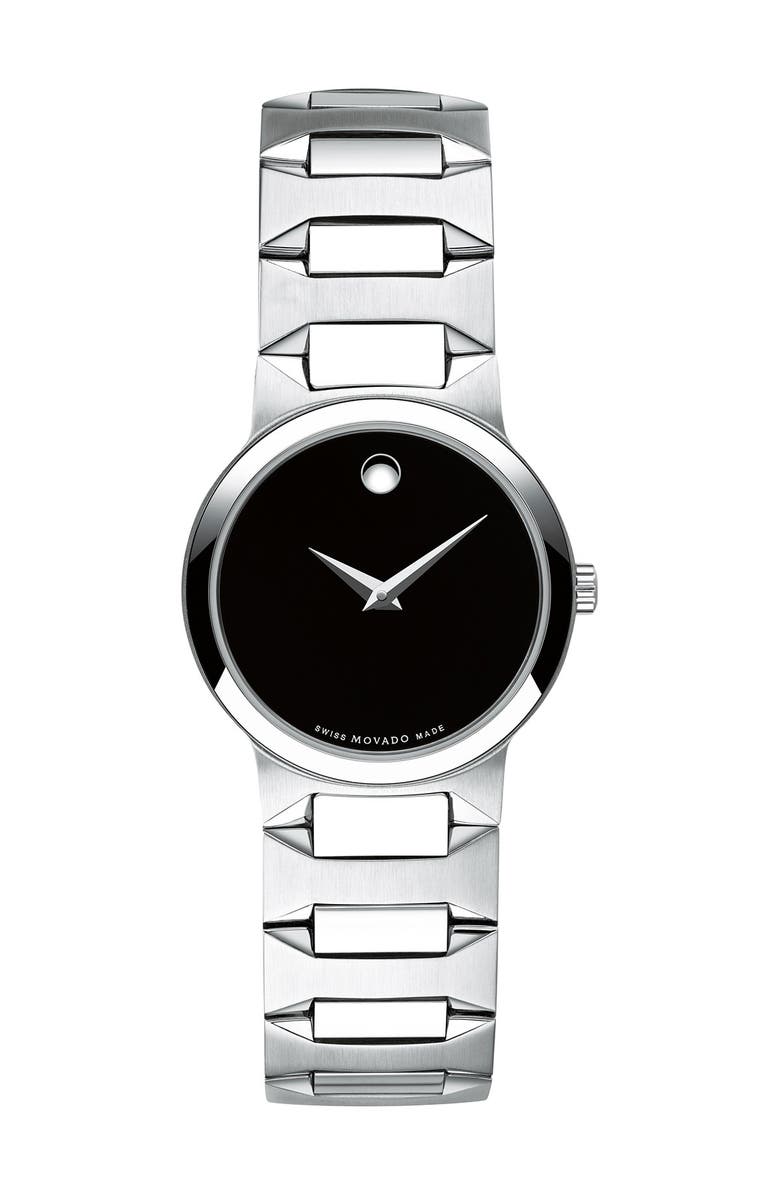 Movado Tempo Swiss Quartz Bracelet Watch, 26mm | Nordstromrack