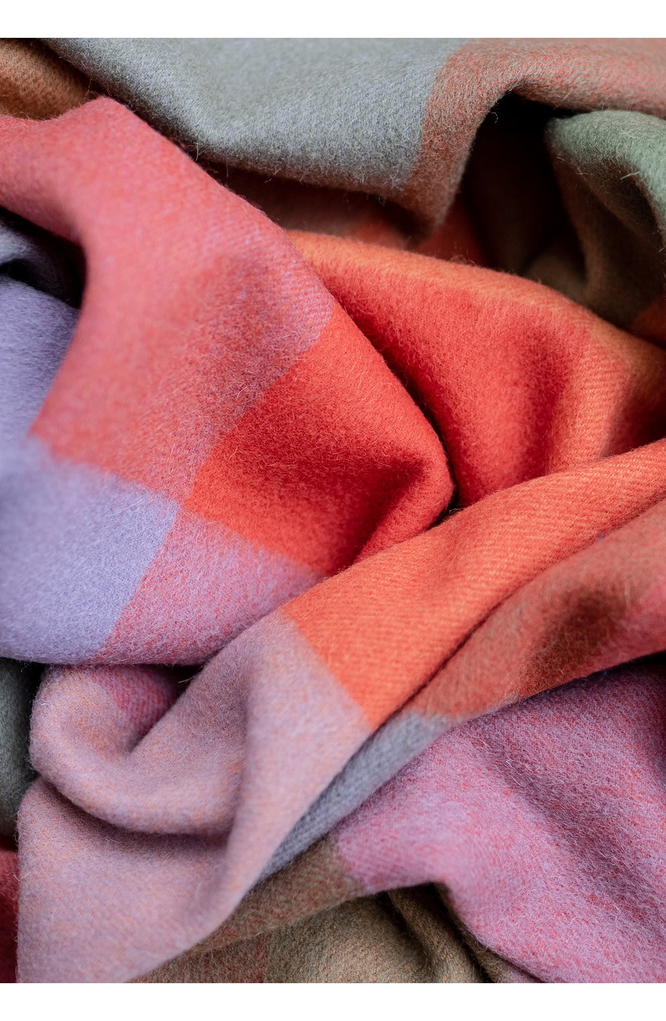 TBCo Block Check Lambswool Blanket | Nordstrom