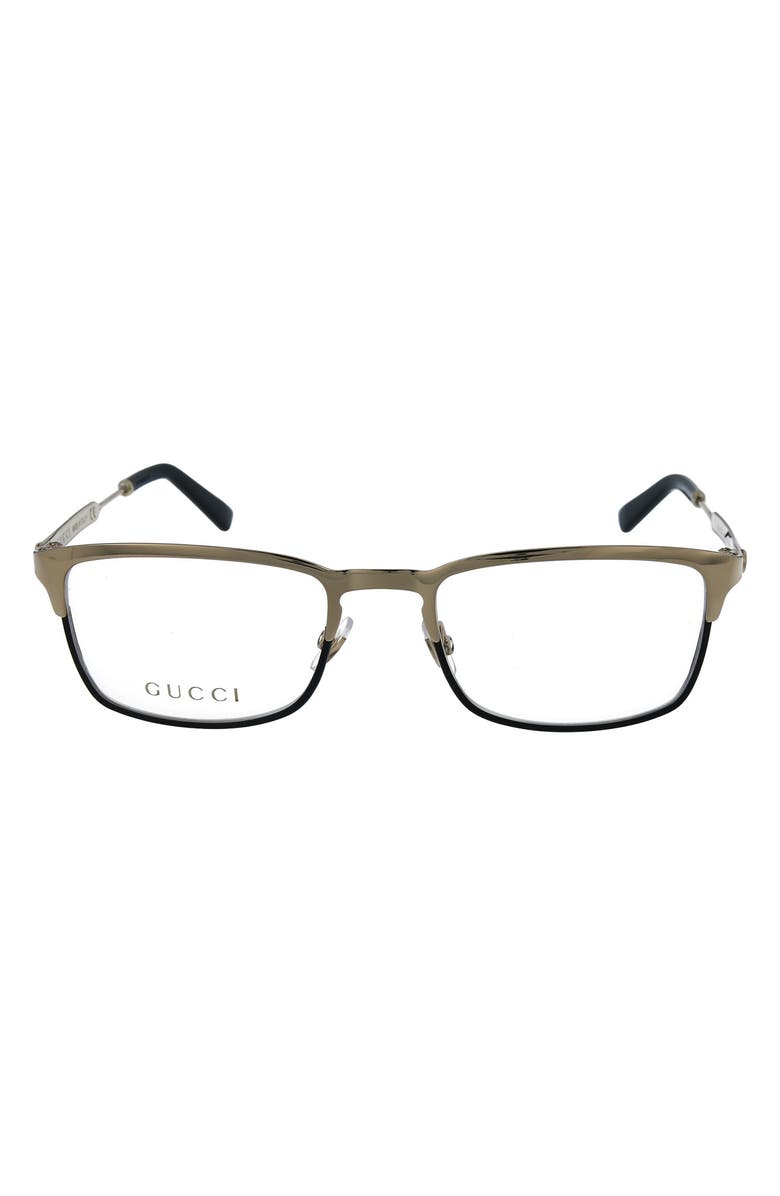 Gucci 52mm Square Fashion Optical Frames | Nordstromrack