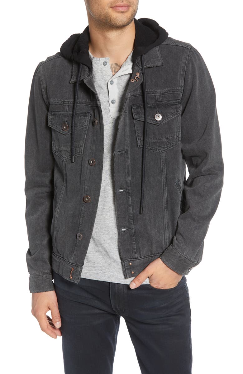 PAIGE Hooded Denim Scout Jacket | Nordstromrack
