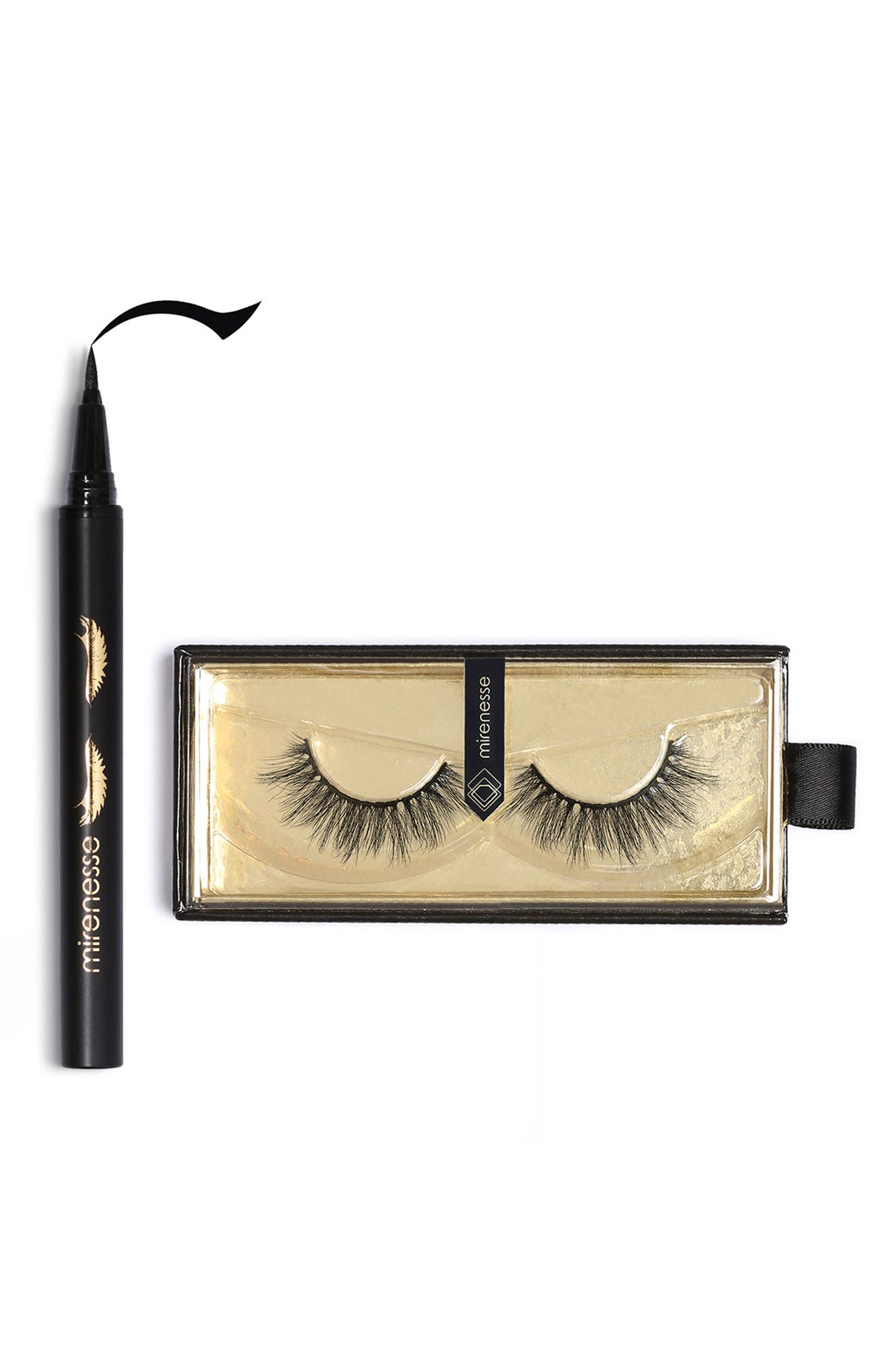 MIRENESSE Adhesive Liner + Resusable False Lash Bond Kit - Jet Black ...