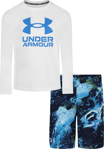 Under Armour Kids' Biomolecular Sun Protection Tee & Swim Trunks Set ...