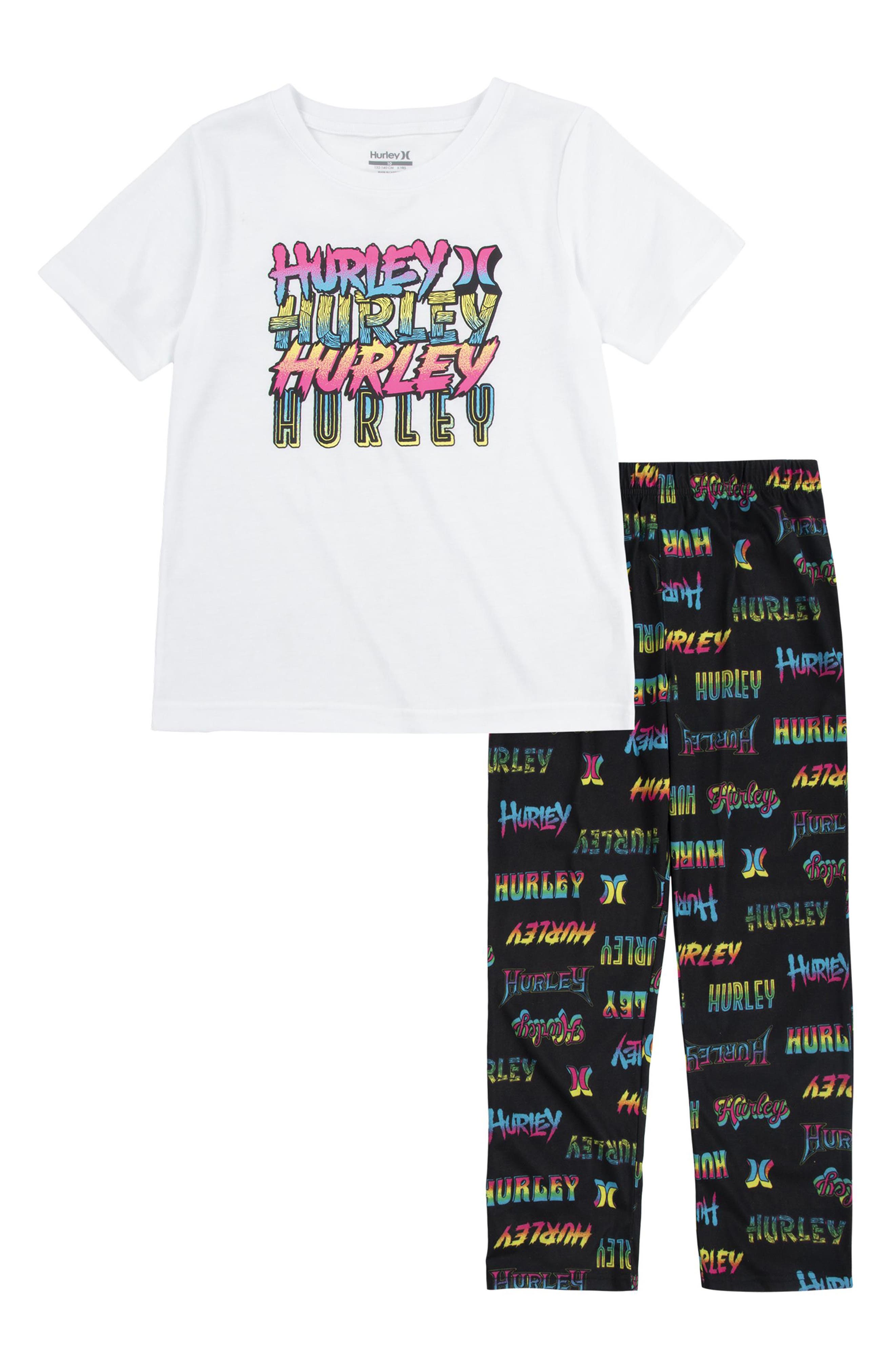 Hurley Kids' Logo T-Shirt & Pants | Nordstromrack