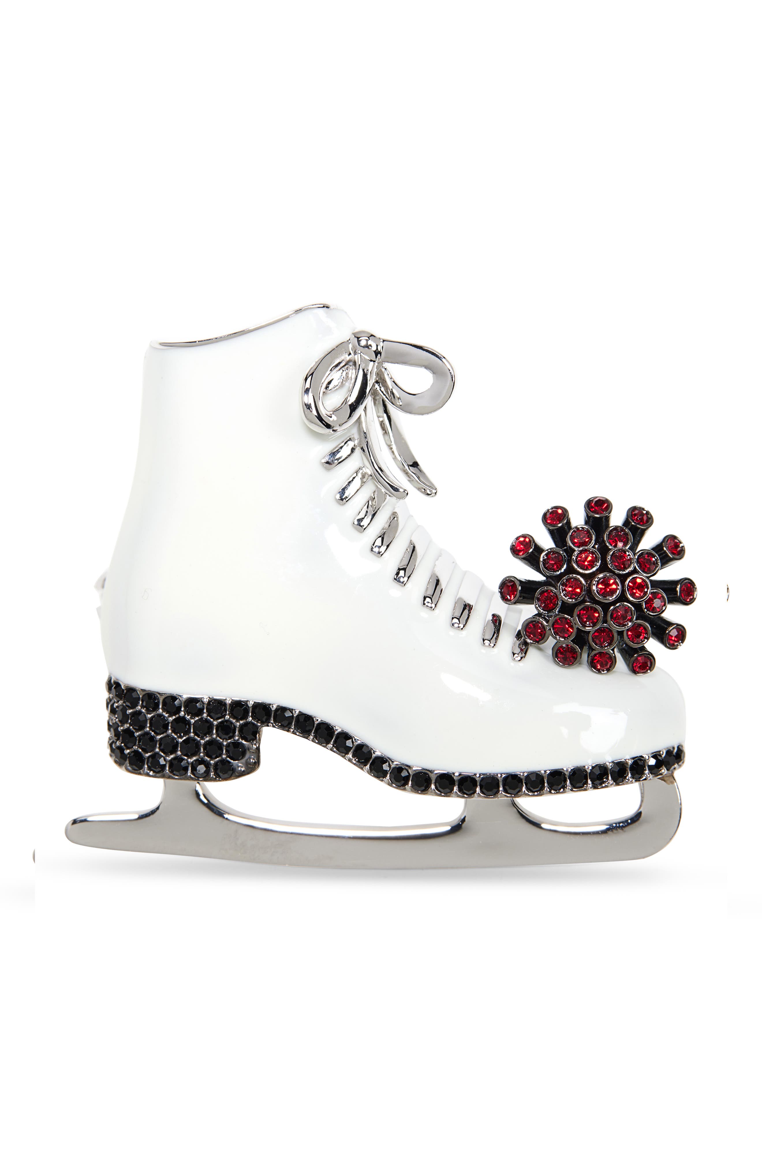 Nadri Festive Ice Skate Pin | Nordstromrack
