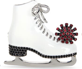 Nadri Festive Ice Skate Pin | Nordstromrack