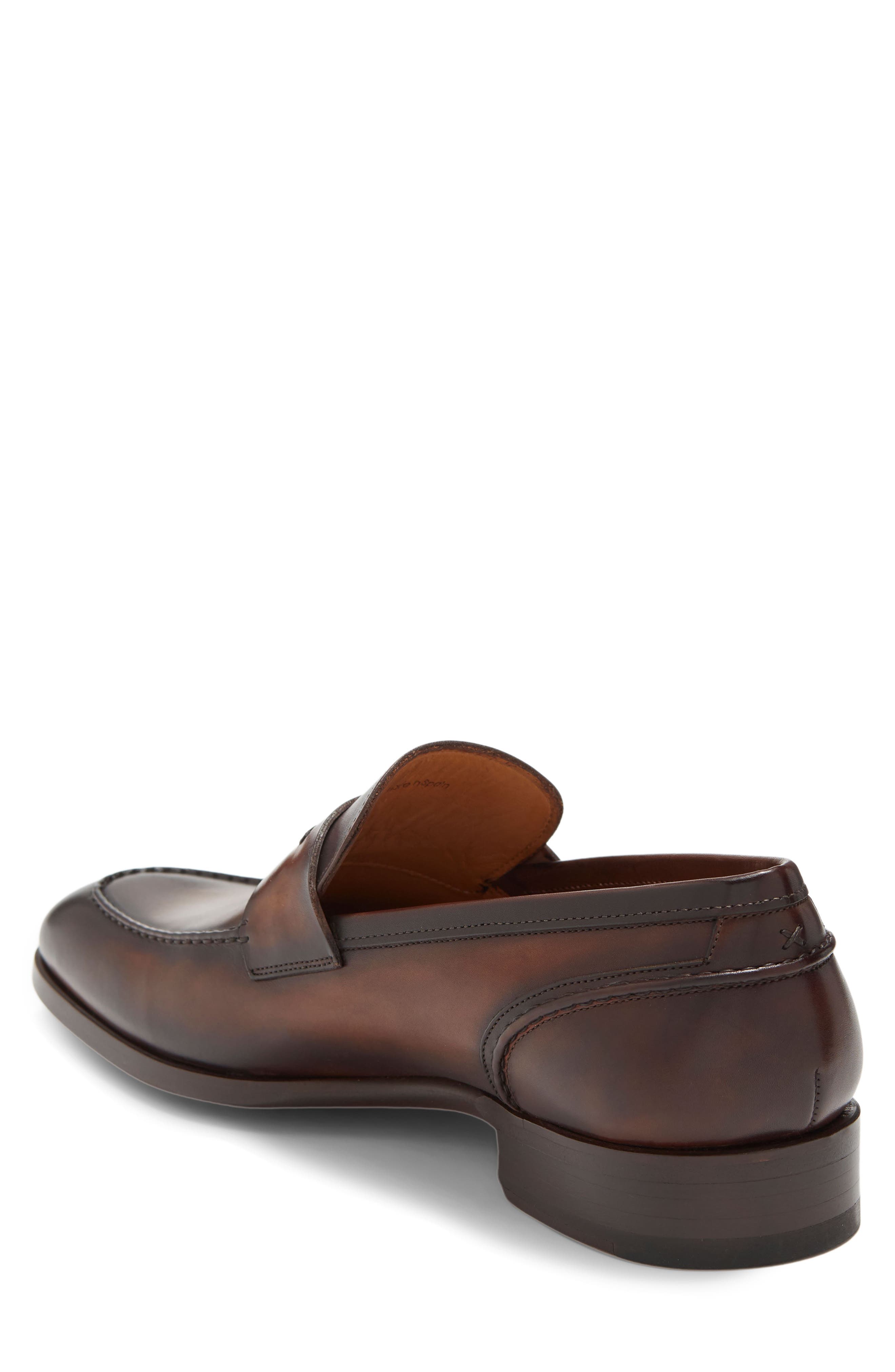 Magnanni Burnished Leather Loafer (Men) | Nordstromrack