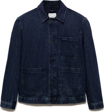 MANGO Workwear Denim Jacket | Nordstrom