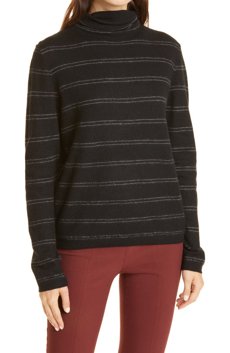 Vince Stripe Boiled Cashmere Sweater | Nordstromrack