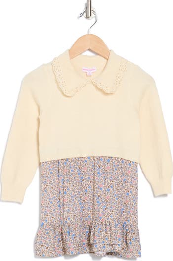 Design History Kids' Twofer Sweater Dress | Nordstromrack