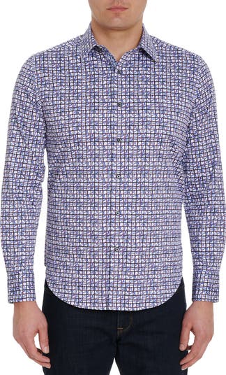 Robert Graham Pictogram Long Sleeve Button-Up Shirt | Nordstrom