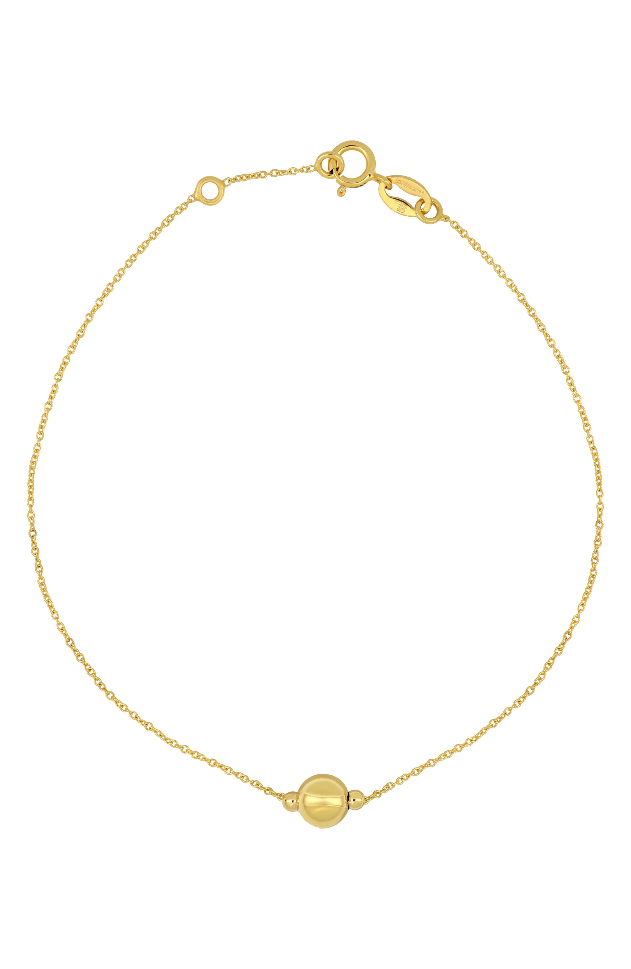 14K Gold Ball Chain Bracelet (Women) | Nordstromrack
