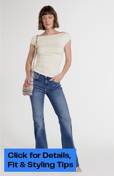 7 For All Mankind Dojo Mid Rise Flare Jeans | Nordstromrack