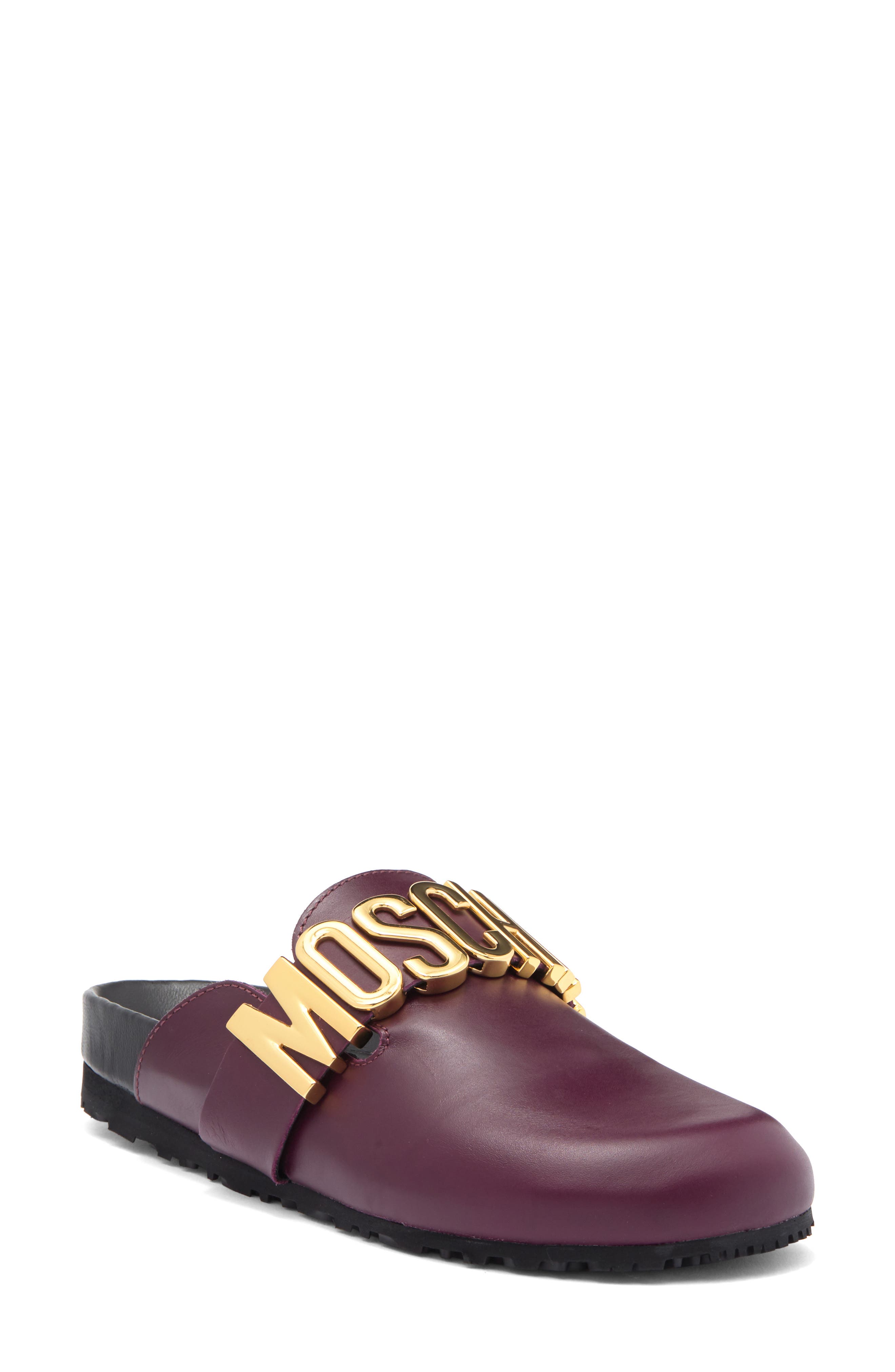 Moschino Metal Logo Clog (Women) | Nordstromrack