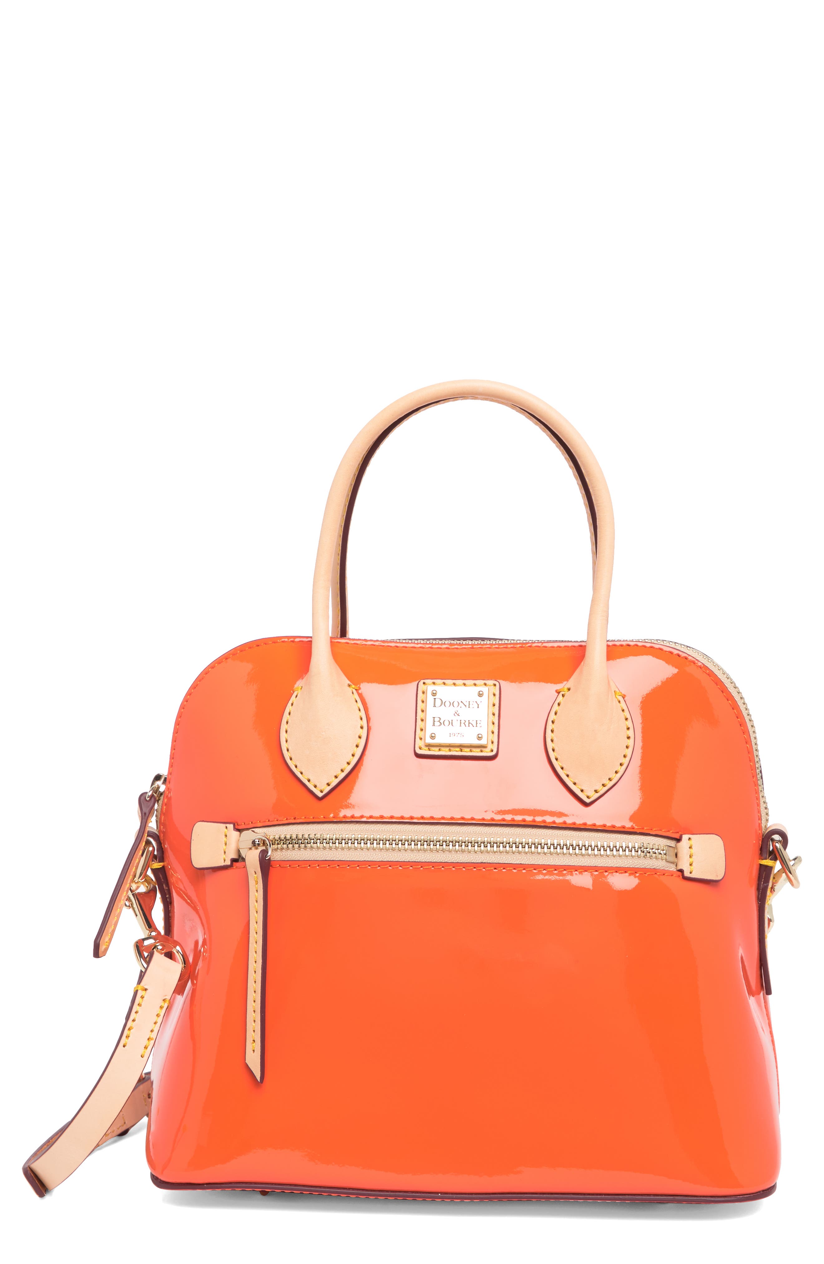 Dooney & Bourke Domed Convertible Leather Satchel Bag | Nordstromrack