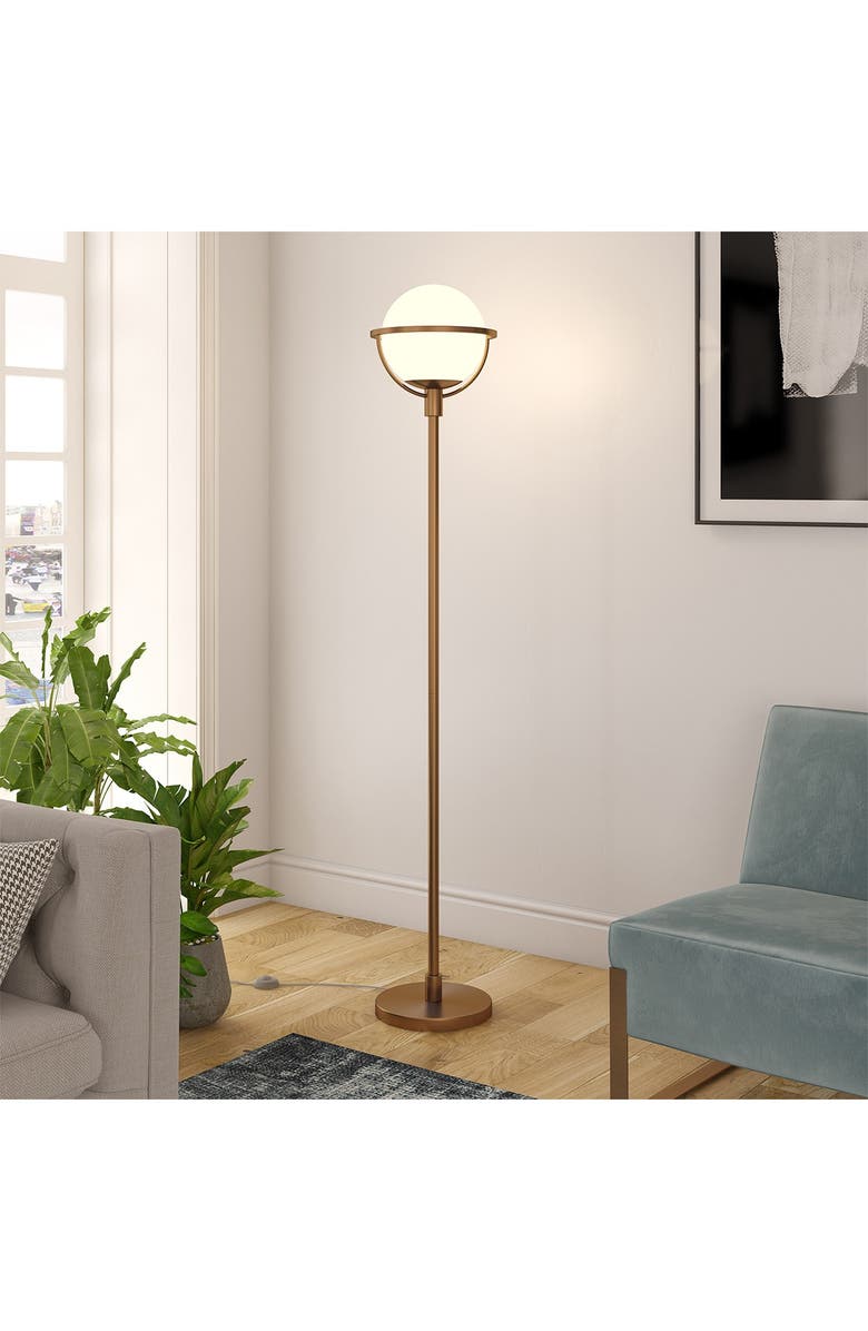 ADDISON AND LANE Cieonna Brass Globe & Stem Floor Lamp | Nordstromrack