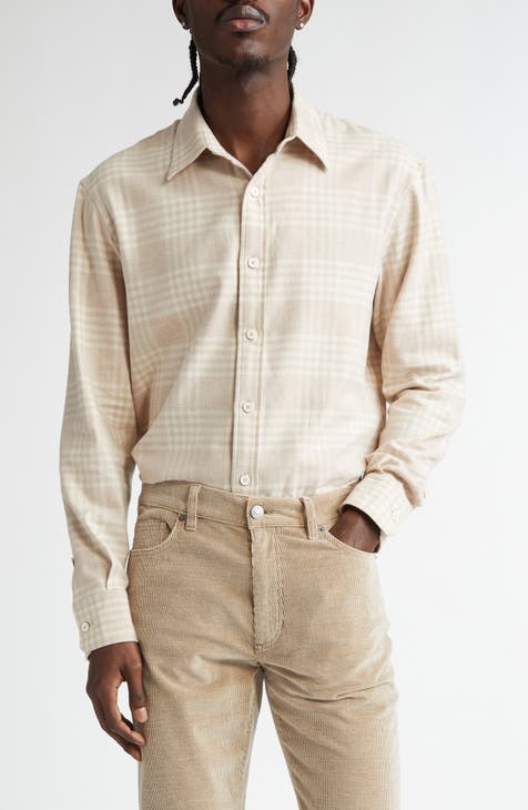 Men's Beige Button Down & Dress Shirts | Nordstrom