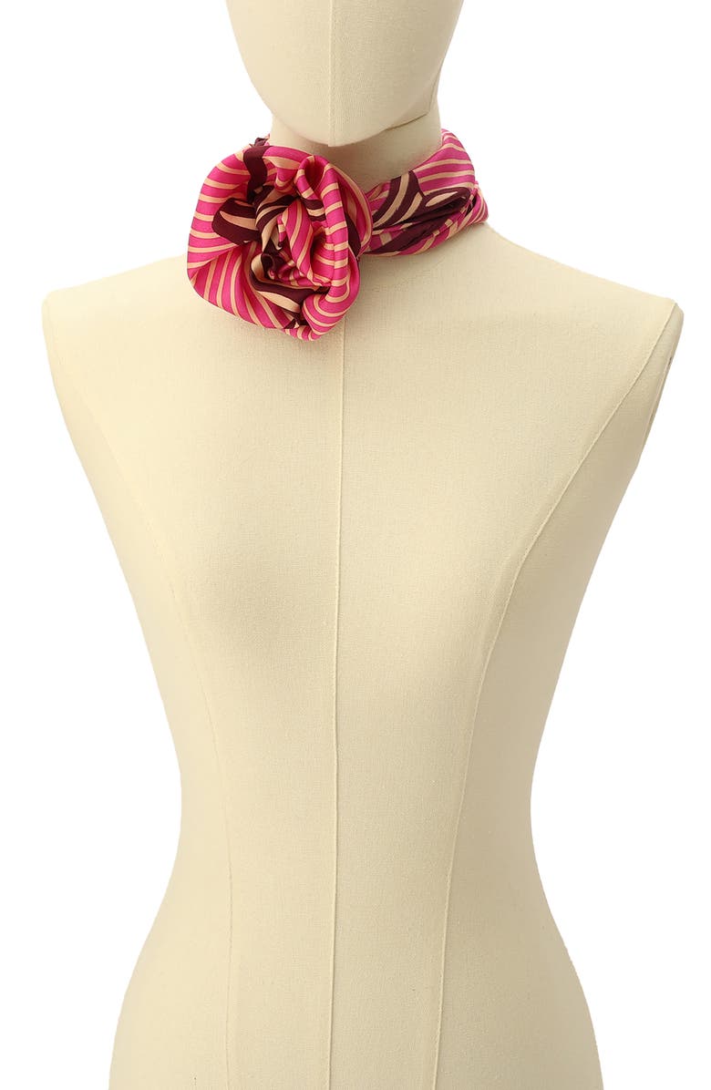 Kate Spade New York linear bloom silk square scarf | Nordstrom