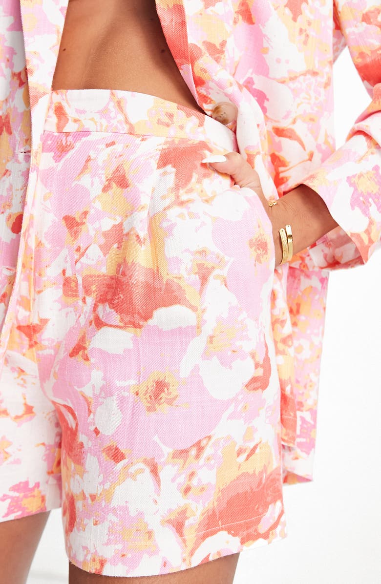 ASOS DESIGN Asbstract Floral Print Shorts | Nordstromrack