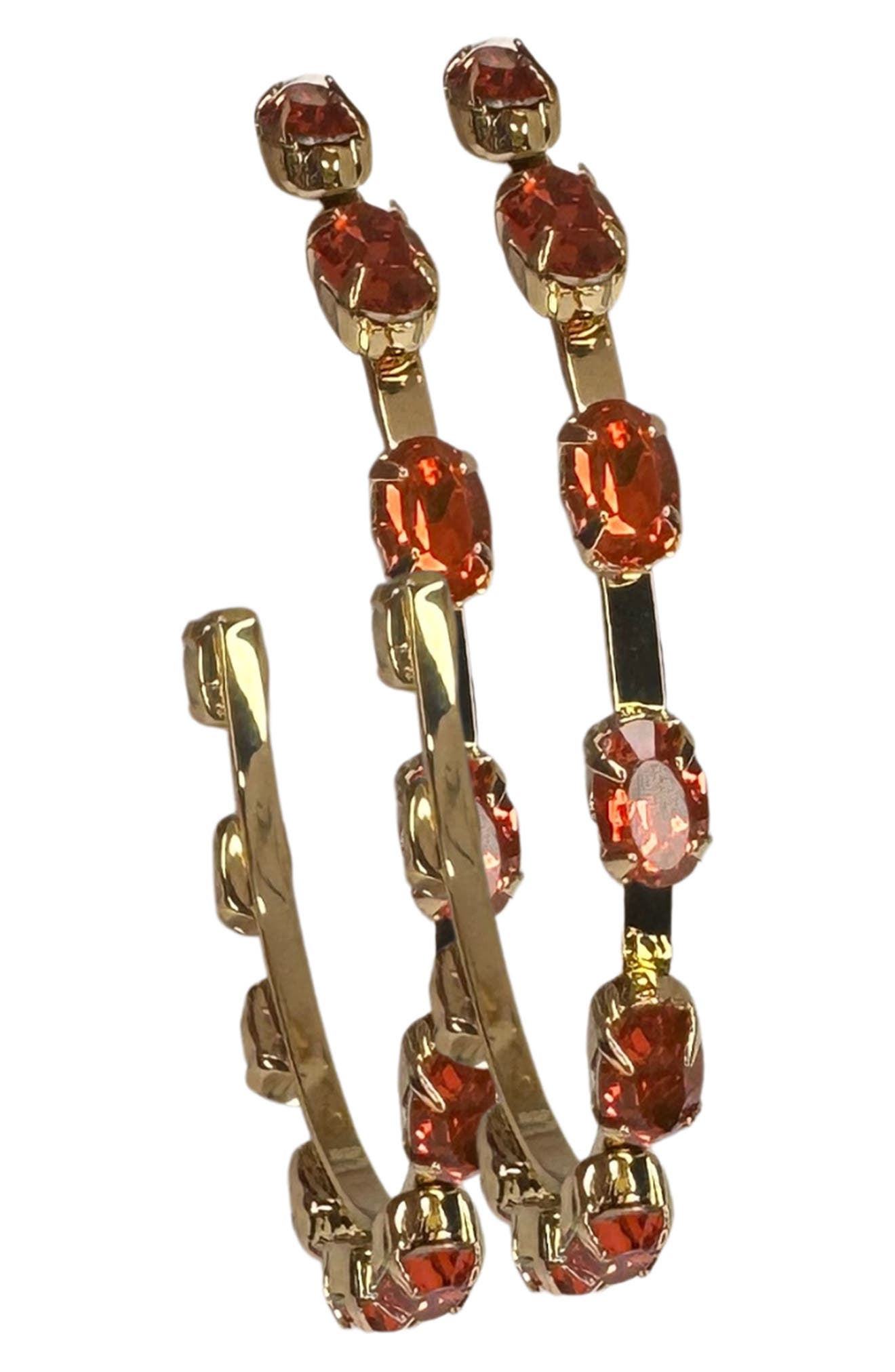 Mini Haley Crystal Hoop Earrings (Women) | Nordstromrack