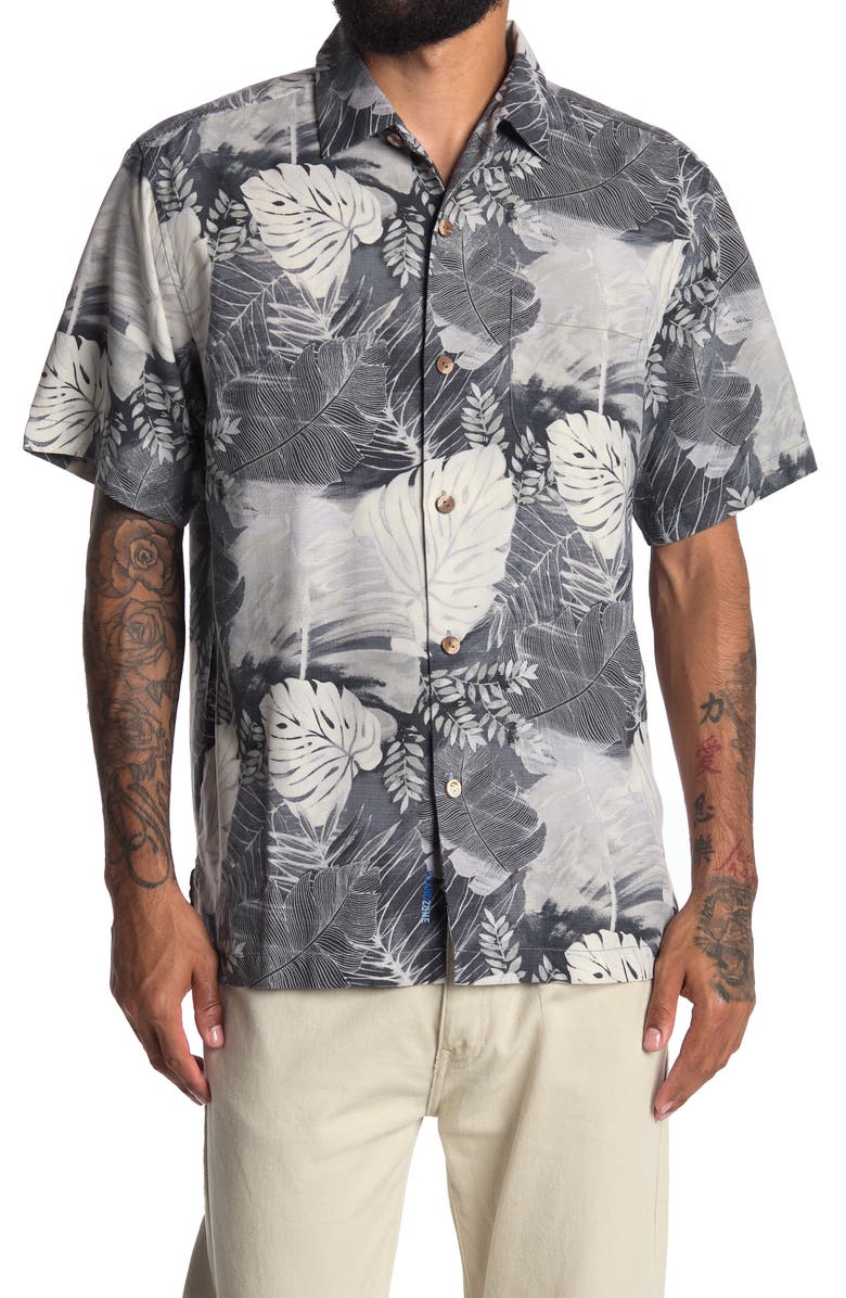 Tommy Bahama Royal Costa Vines Short Sleeve Silk Blend Shirt ...