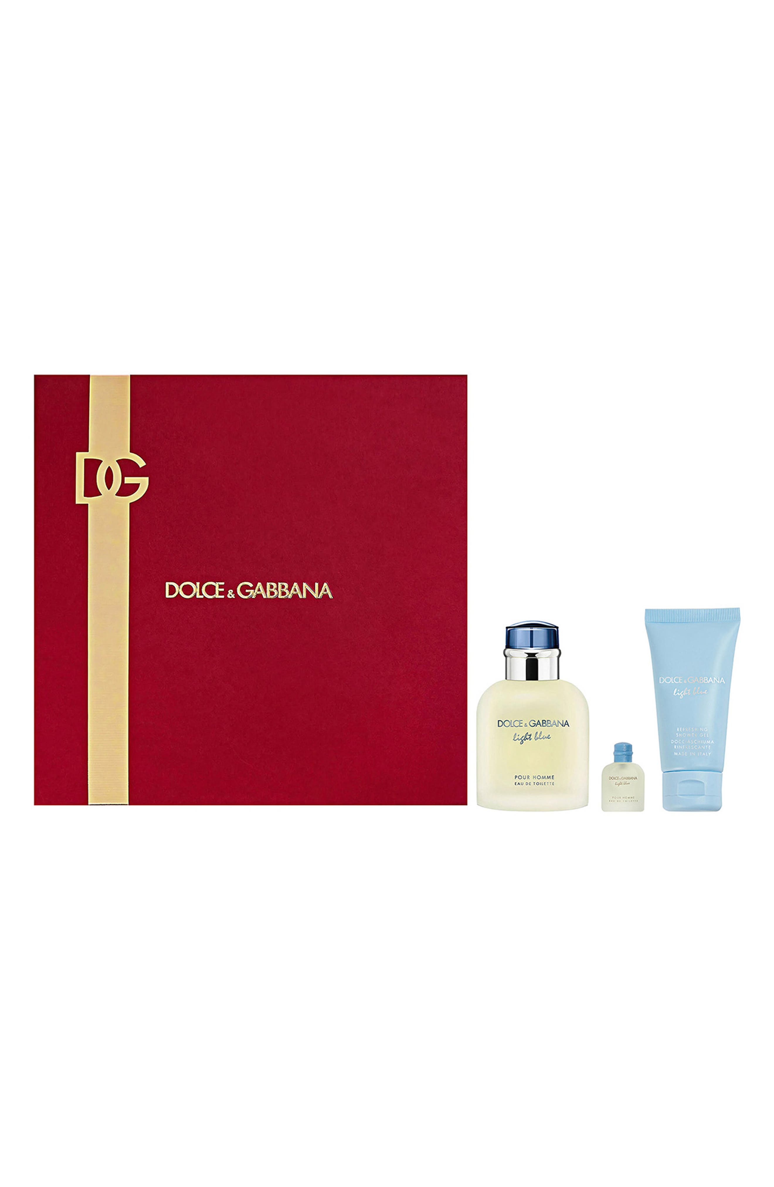 Dolce&Gabbana Light Blue Pour Homme Eau de Toilette 3-Piece Set ...