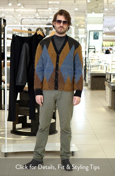 AllSaints Beam Geo Pattern Cardigan | Nordstromrack