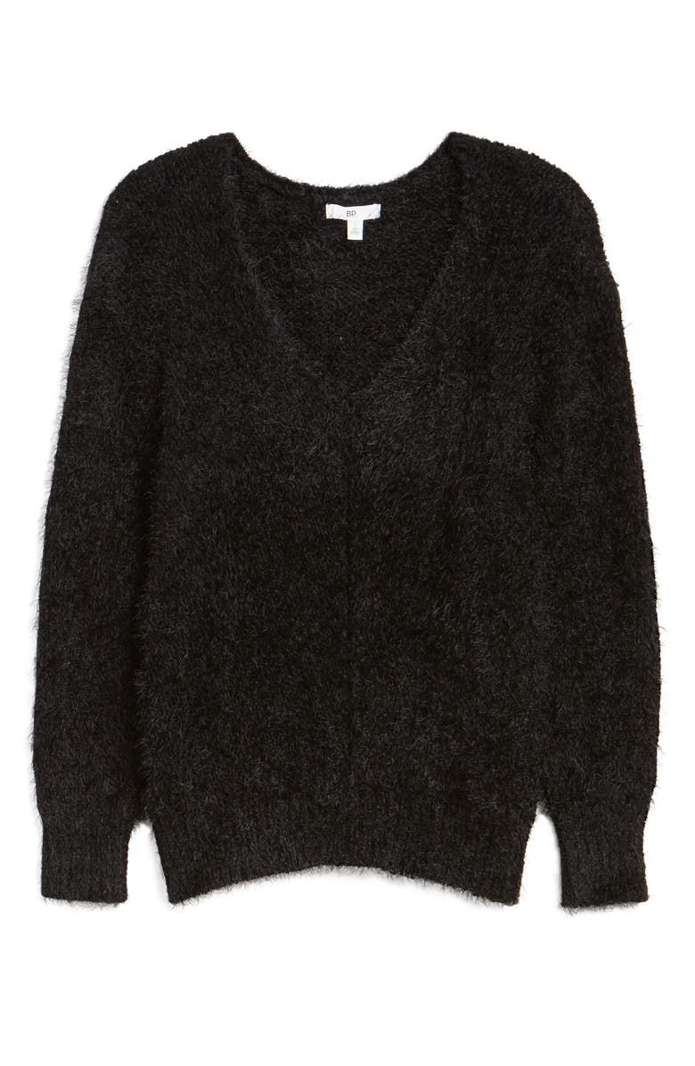 BP. V-Neck Eyelash Chenille Sweater | Nordstromrack