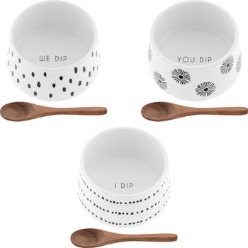 KARMA GIFTS Milo Set of 3 Dip Bowls with Wooden Spoon | Nordstromrack