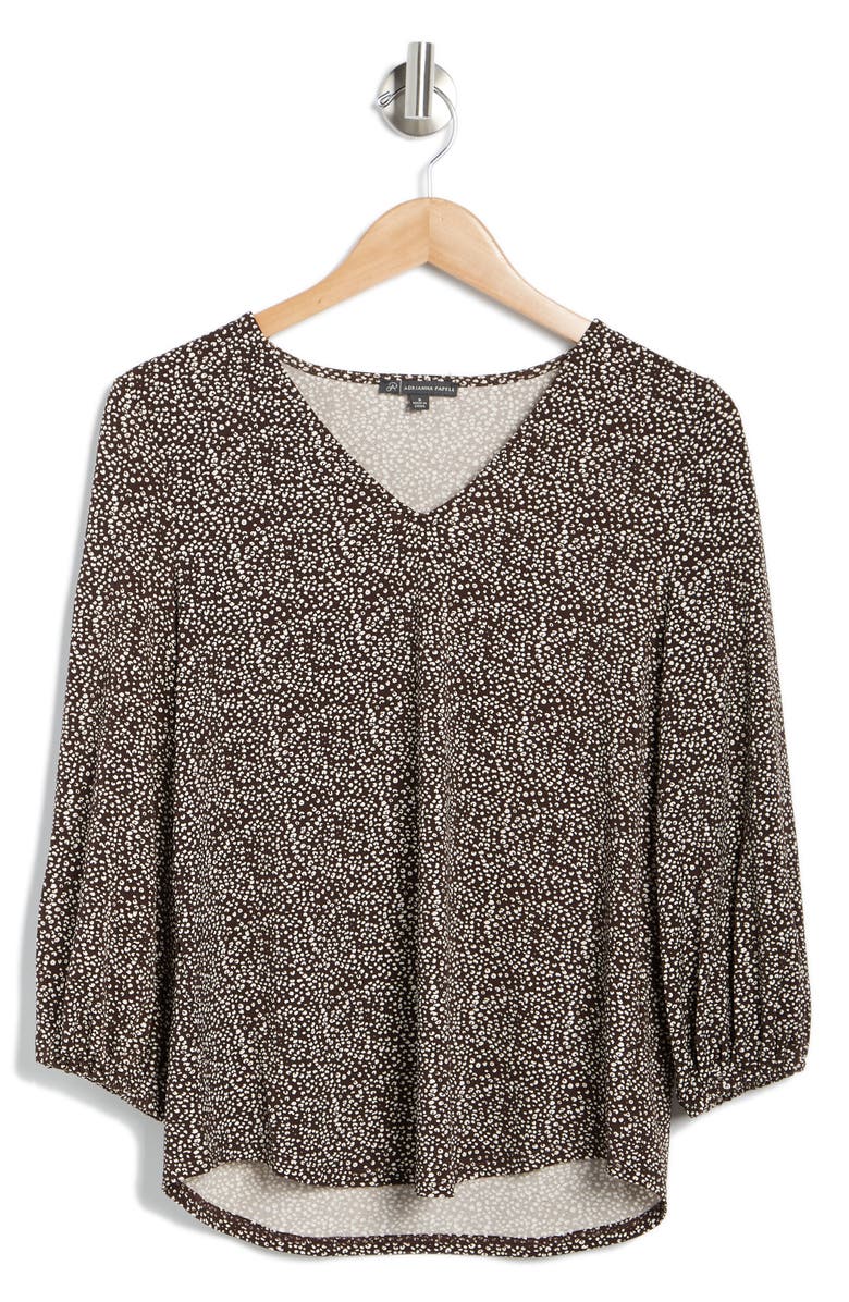 Adrianna Papell V-Neck Balloon Sleeve Top | Nordstromrack