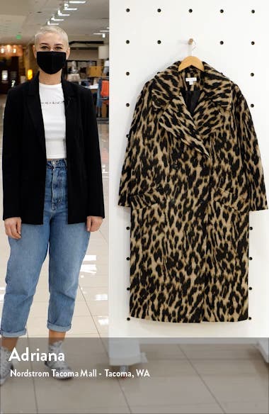 Topshop Leopard Print Maxi Coat | Nordstrom